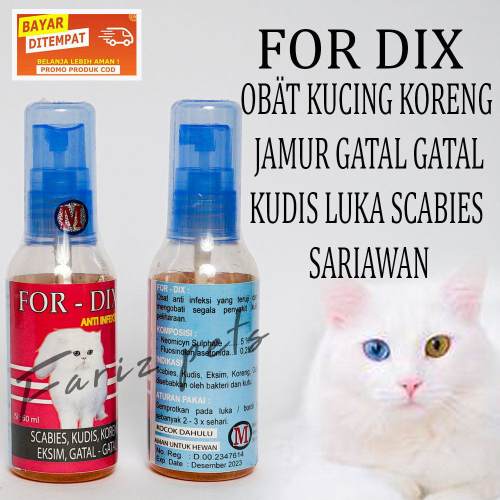 OBAT JAMUR KUCING SCABIES GATAL GATAL KUDIS SAKIT KORENG FOR DIX ...