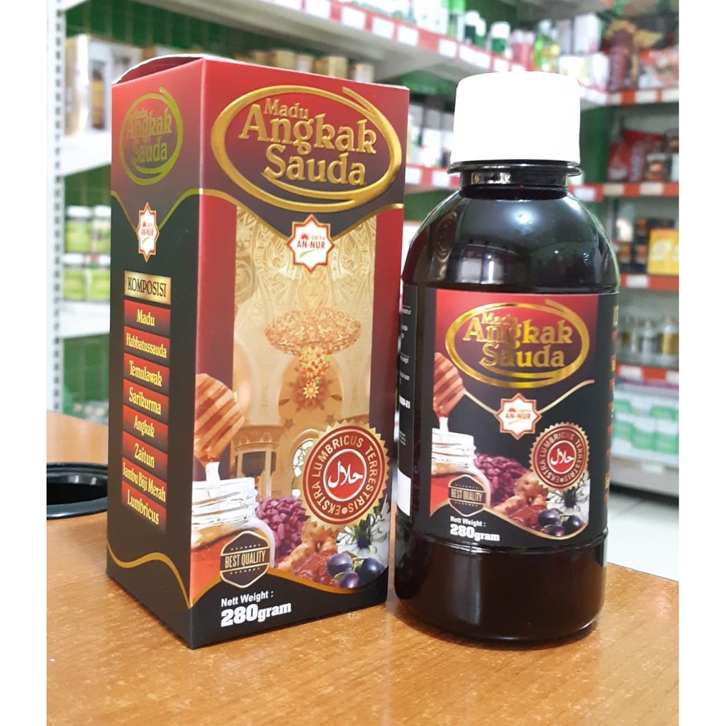 Madu Angkak Sauda 280gr Sari Kurma Madu Angkak Sauda ORIGINAL 100% ...