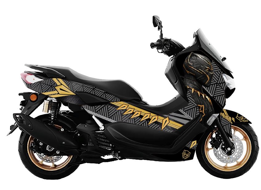 Decal NEW Nmax 2020 2021 2022 2023 Stiker Full Body Black Panther ...