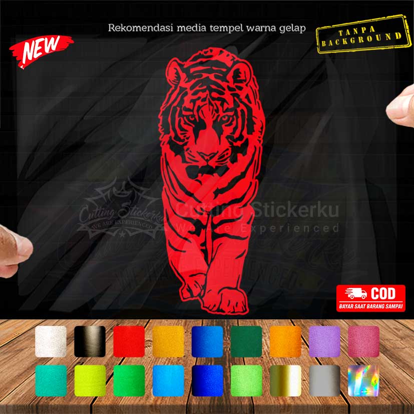 Cutting Stiker Harimau Maung Siliwangi Variasi Sticker Kaca Mobil ...
