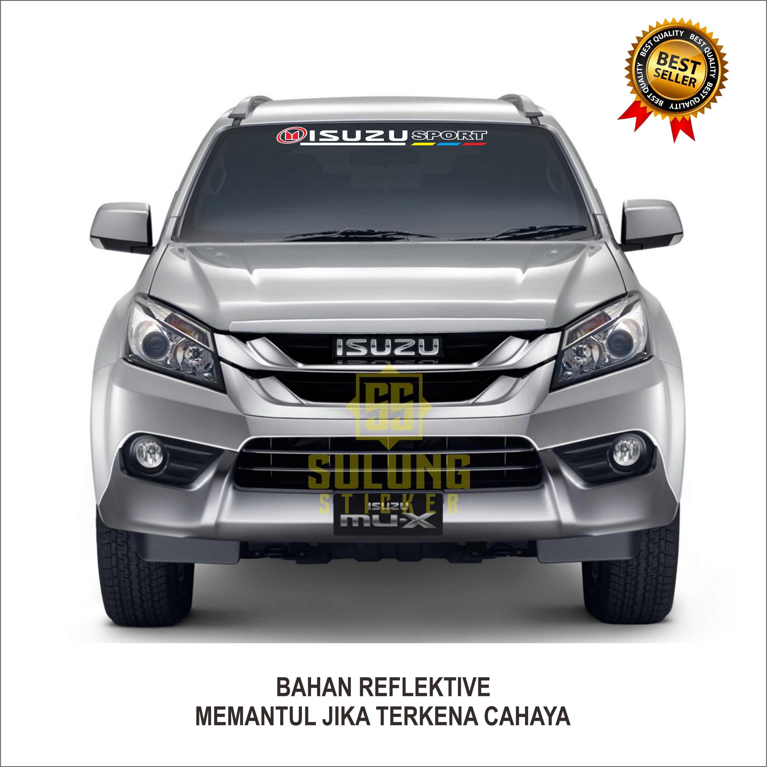 Sticker Kaca Depan Mobil Suzuki Toyota Honda Mitsubishi Isuzu Daihatsu ...