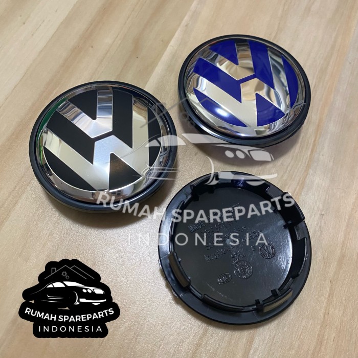 Dop Roda Velg Emblem VW Volkswagen 65mm Dop Roda 6.5cm Wheel Caps ...
