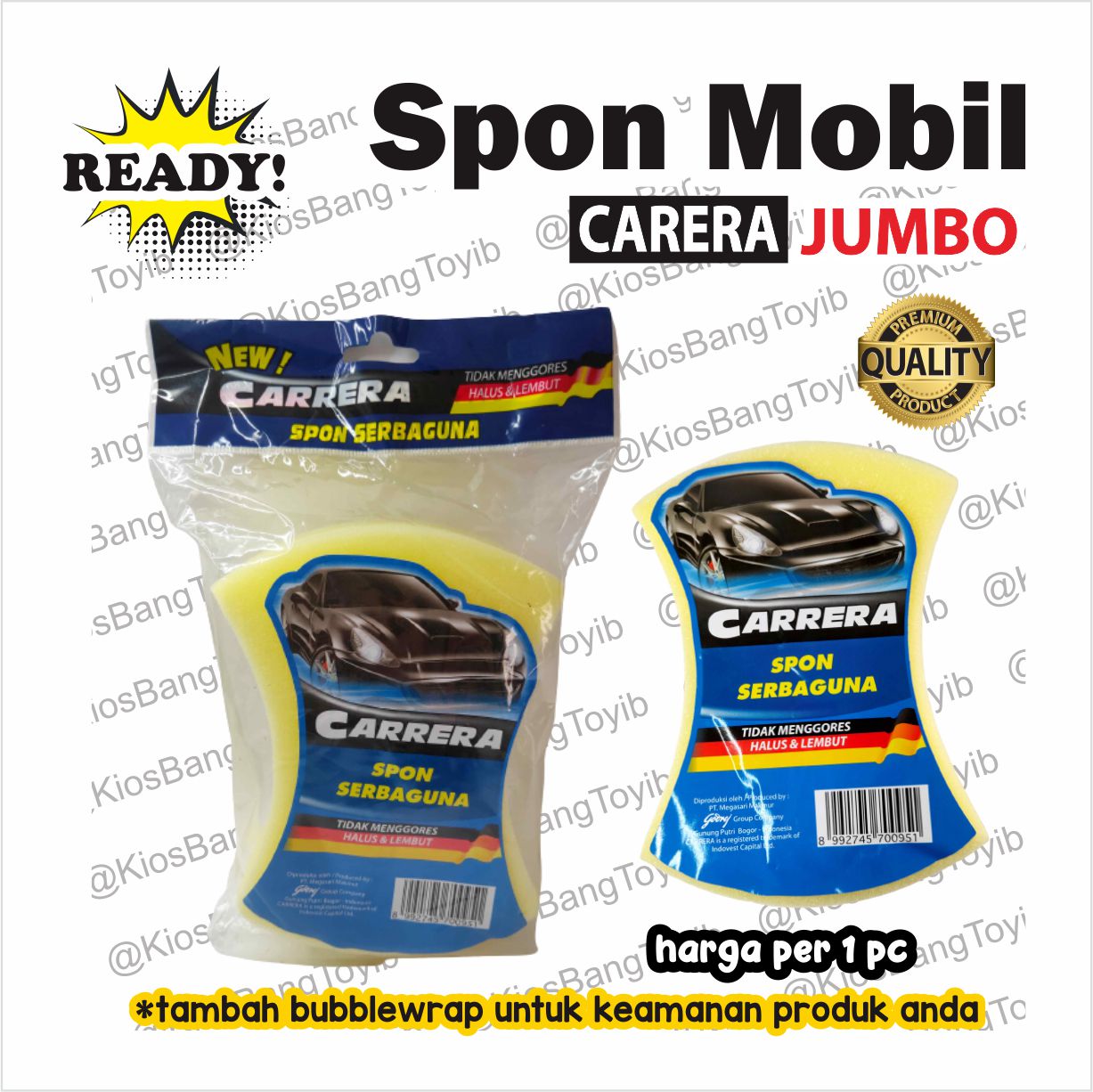 Spon Sponge Busa Cuci Mobil Motor Big Size Tebal Anti Baret (CARRERA ...