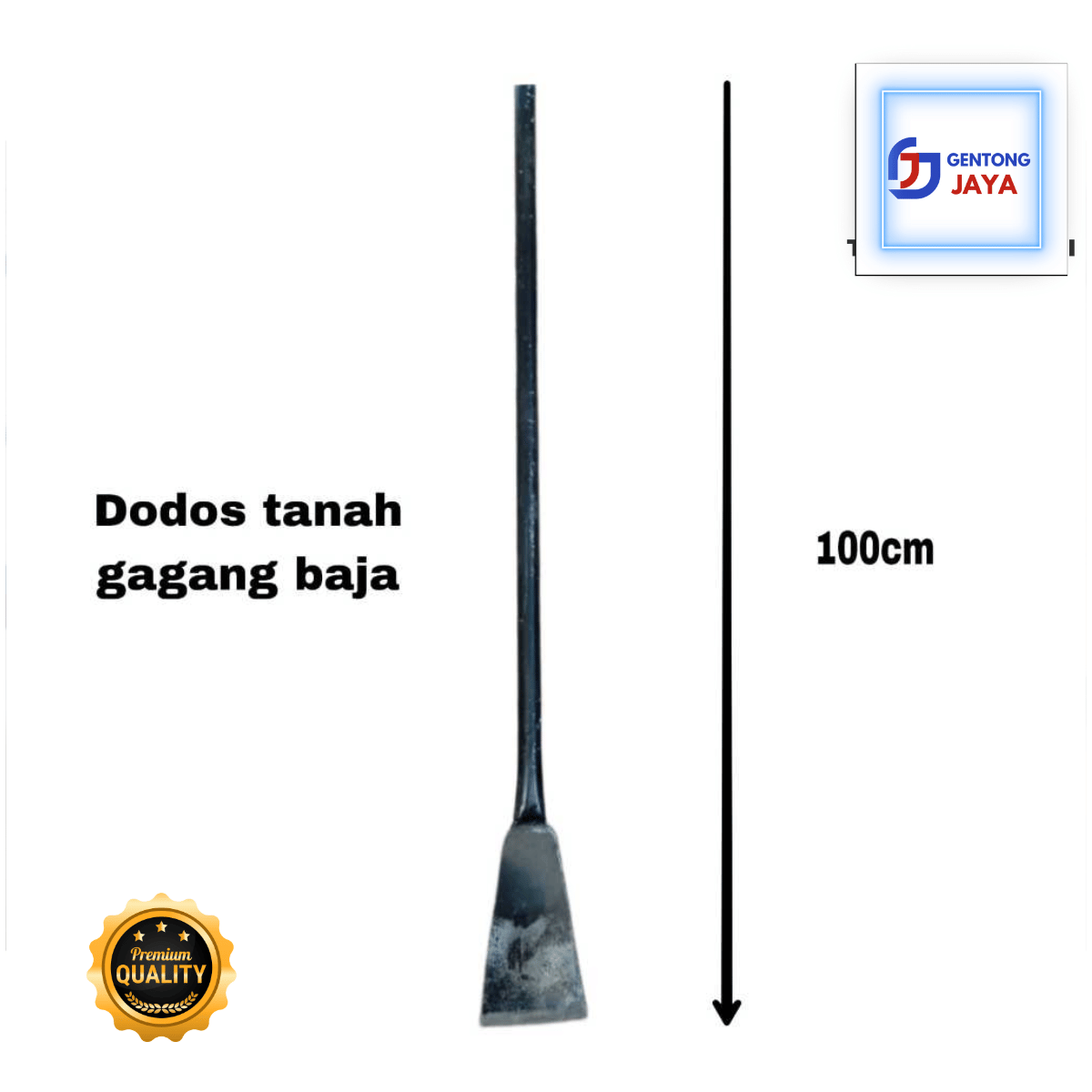Dodos Tanah Gagang Baja Panjang 100cm Dodos Sawit Tradisional- Lengis Buah Kelapa Gagang Pipa ...