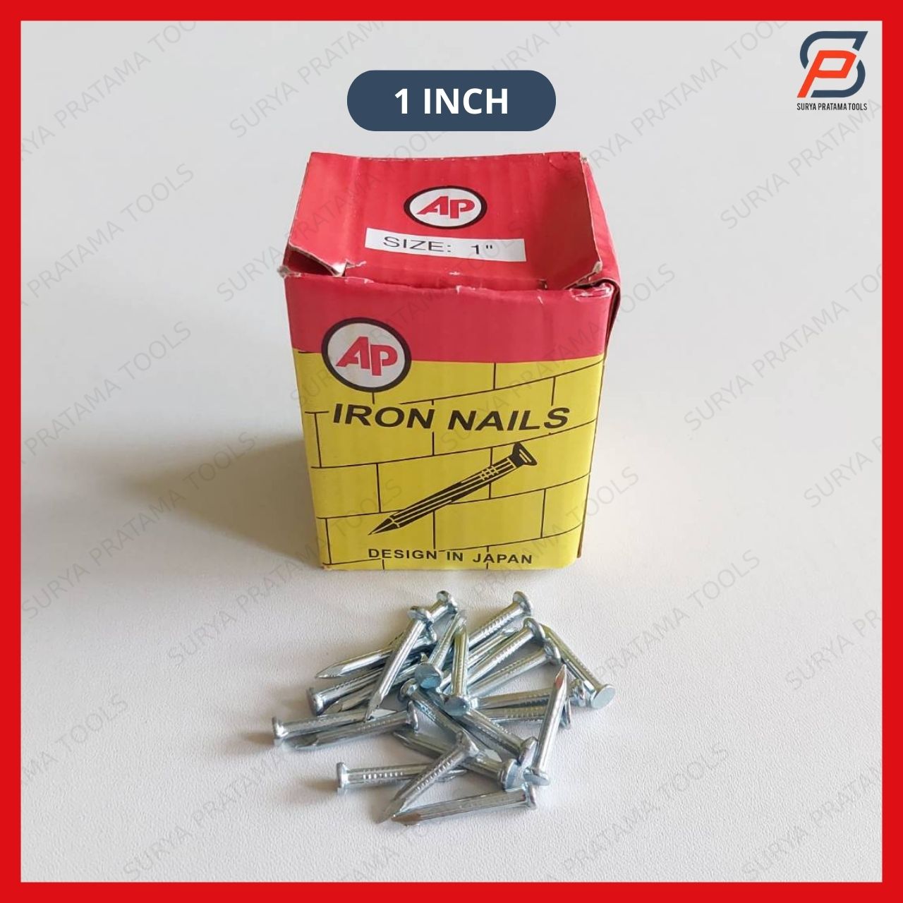 PAKU BETON PUTIH TEMBOK 1" 1.5" 2" 2.5" 3" 4" 5" INCH INCI 380 GRAM ...