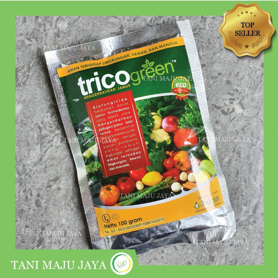 Biofungisida Tricogreen 100 gr Trico Green Trichoderma ORGANIK | Lazada ...