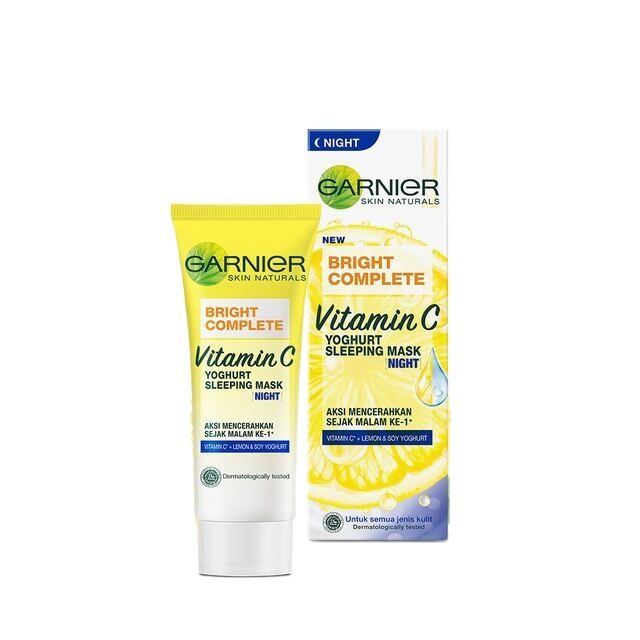 Garnier Bright Complete Yoghurt Sleeping Mask | Lazada Indonesia