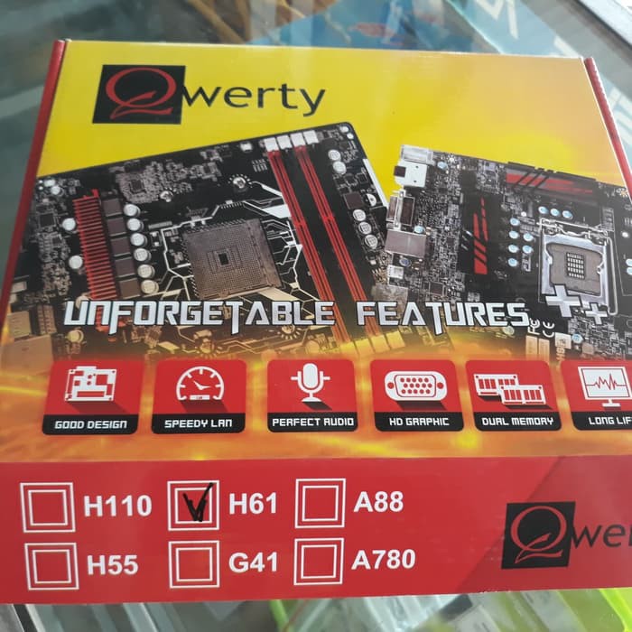 Motherboard Qwerty H61 LGA 1155 | Lazada Indonesia