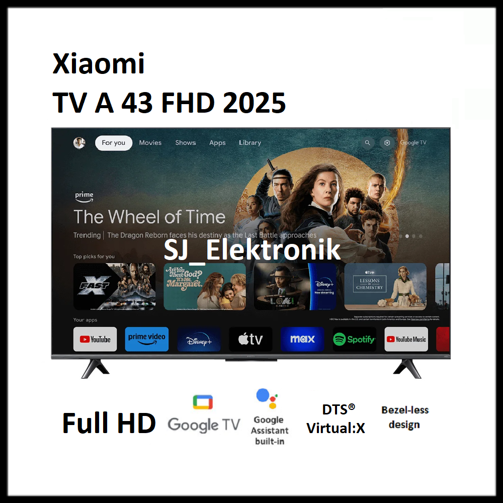 Xiaomi TV A 43 FHD 2025 | Xiaomi TV A Series 43 Inch Google TV Dolby ...