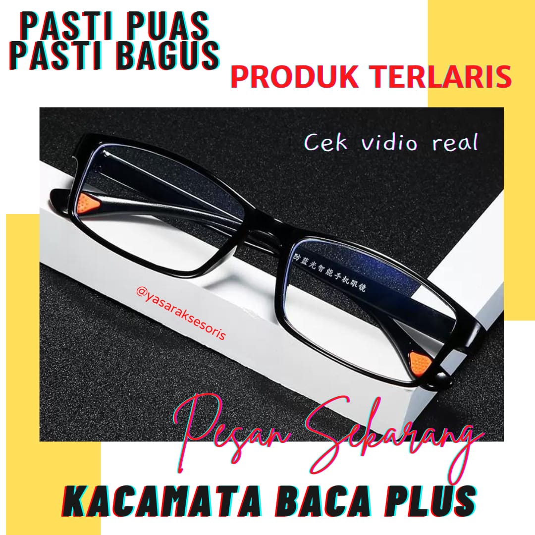 kacamata mata baca umur 40/ 45/50 ke ata/ kacamata baca pria/kaca mata ...