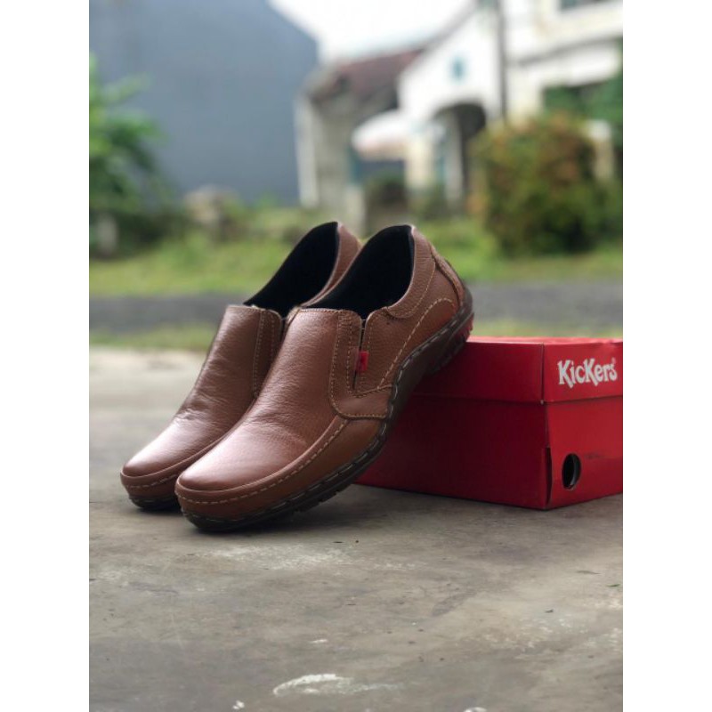 Sepatu Pantofel Formal Bahan Kulit art 275 kickers | Lazada Indonesia