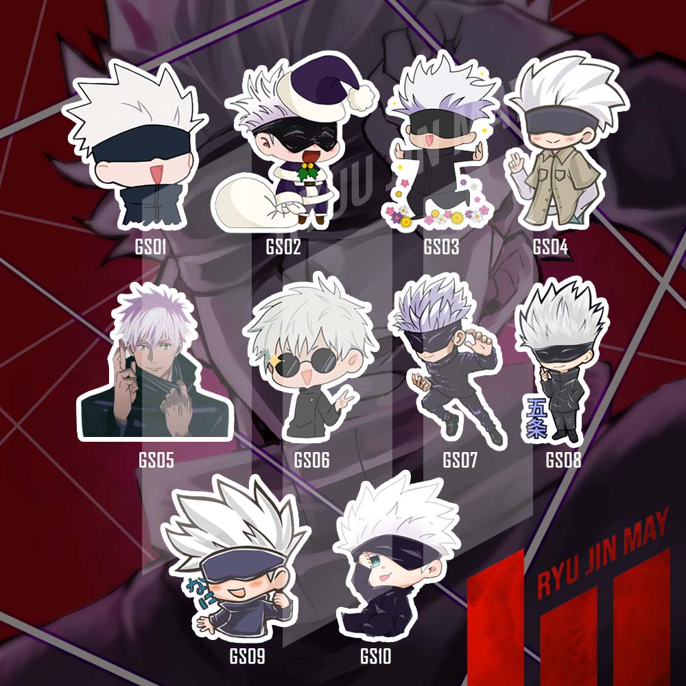 Sticker Anime - Jujutsu Kaisen - Gojo Satoru | Lazada Indonesia