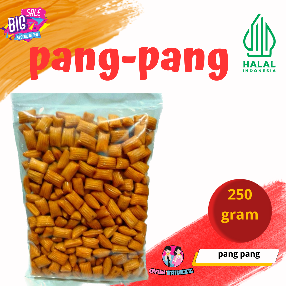 PANG PANG MINI RASA ORIGINAL 250 gr | Lazada Indonesia