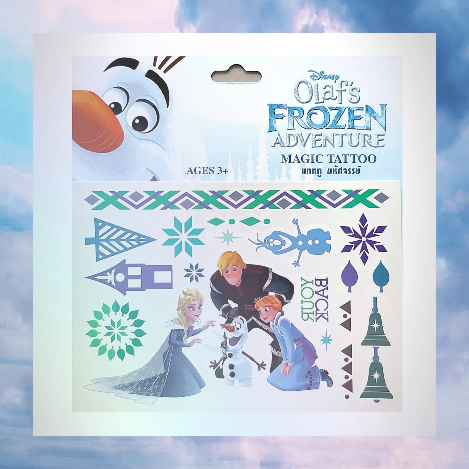 Tattoo Sticker Temporary Stiker Tato Anak Karakter Kartun Disney ...