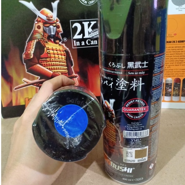 Samurai Paint Kurobushi Cat Semprot Pilox Pilok Biru Metalik / Blue ...