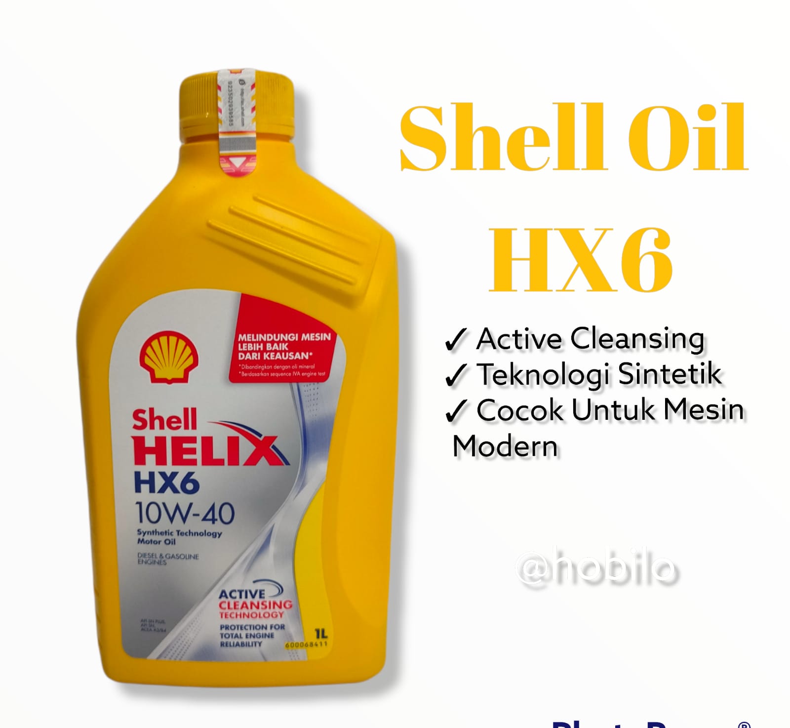 Shell Helix HX6 10W-40 1 liter original | Lazada Indonesia