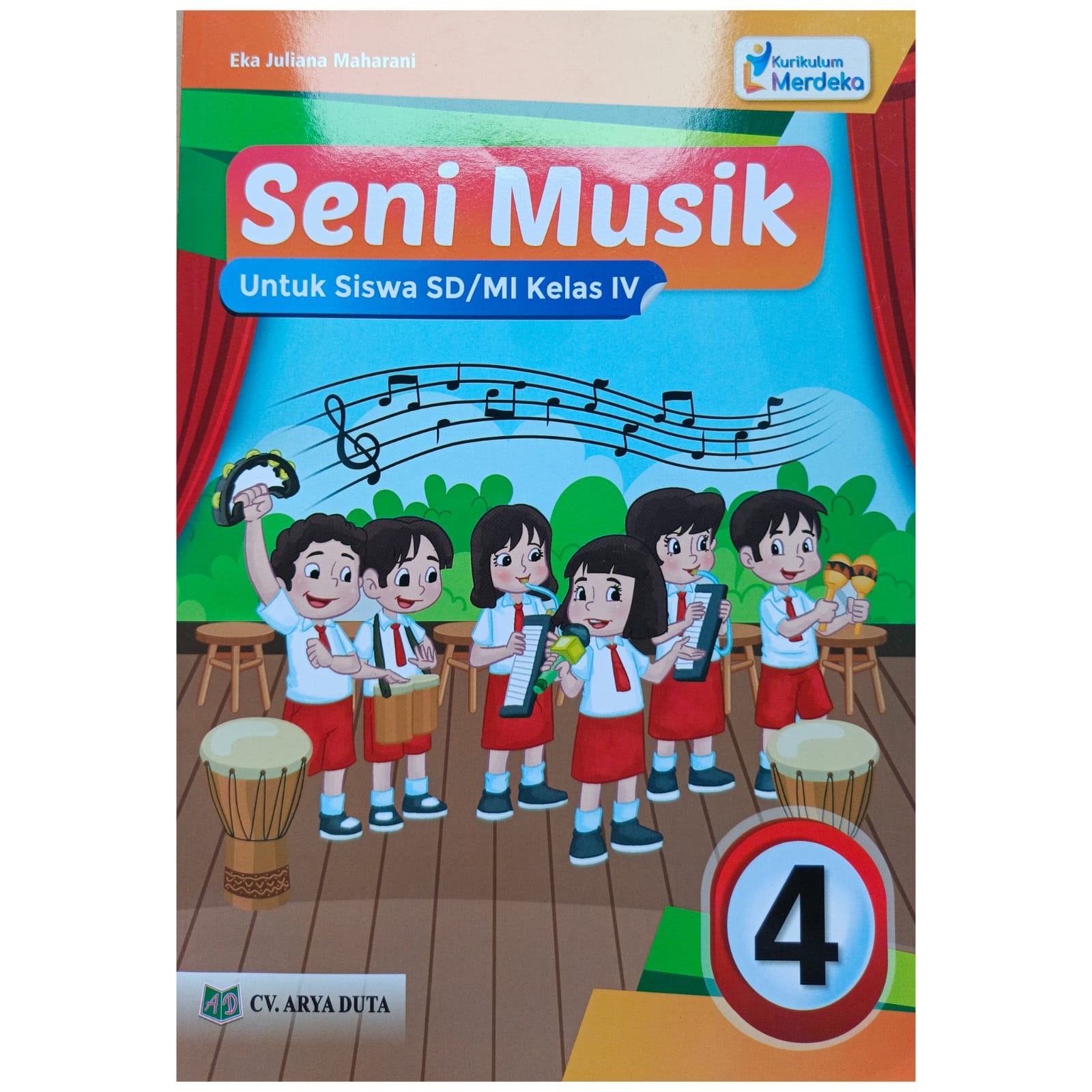 Original Buku Seni Musik Kelas 4 SD Kurikulum Merdeka CV. Arya Duta | Lazada Indonesia