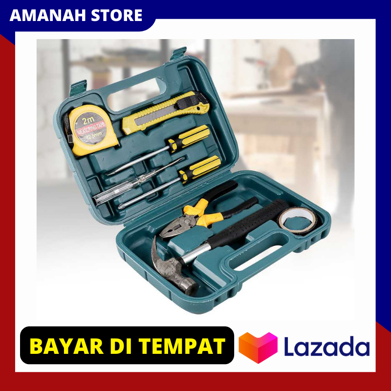Alat Alat Perkakas Lengkap / Peralatan Set Perkakas Palu Tang Obeng ...