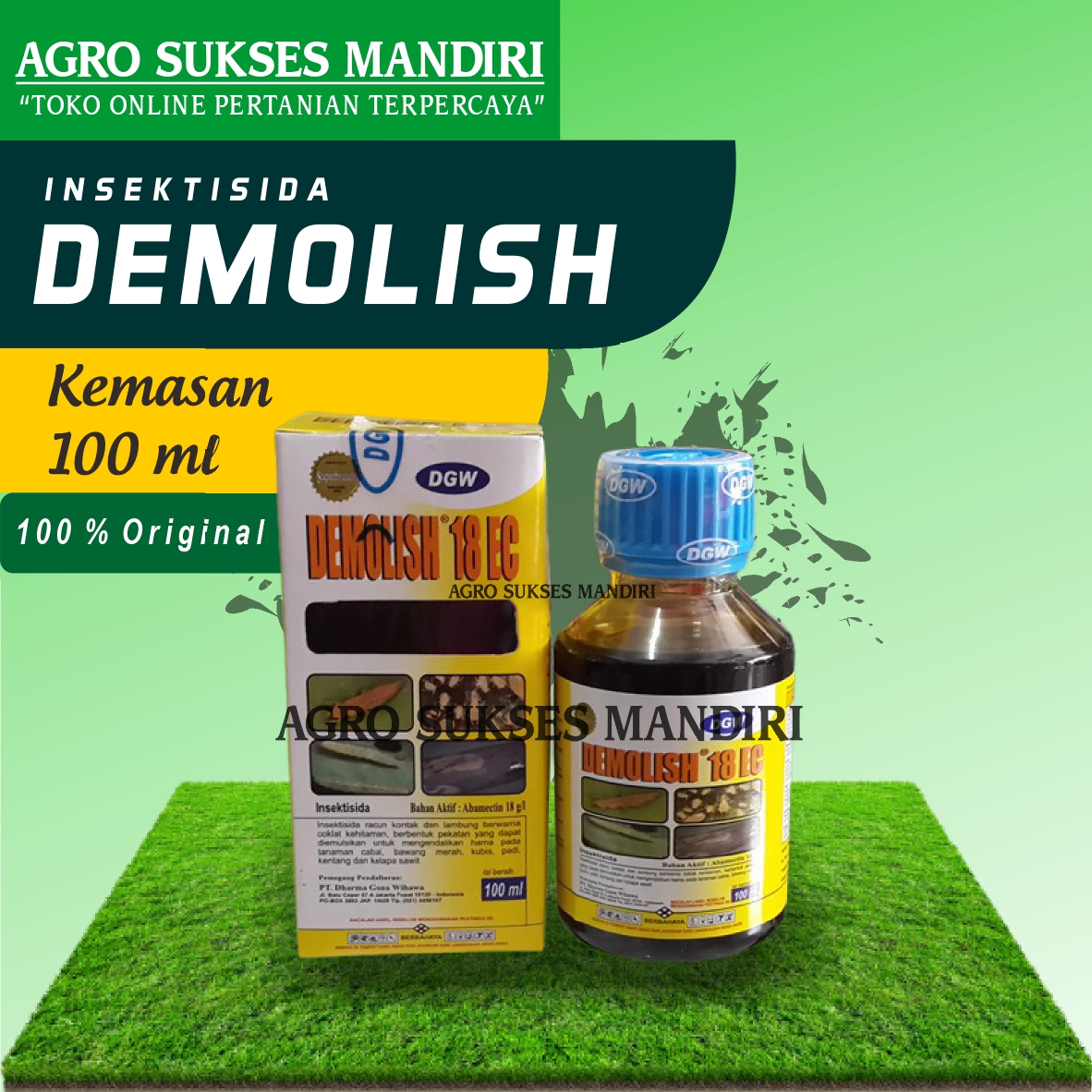 Demolish 18EC Kemasan 100ml/Insektisida Demolish 18EC 100 ml/Demolish ...