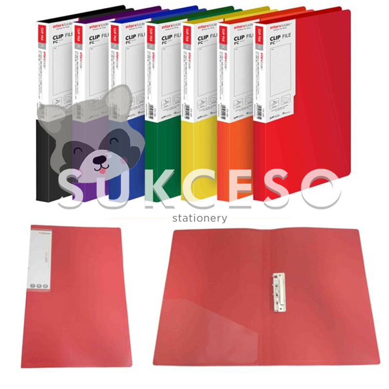 Inter X Folder Clip File Folio F4 / Map Klip Jepit Murah Berkualitas ...