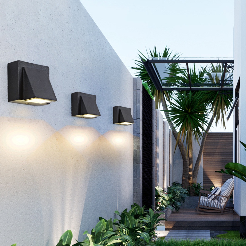 3W Modern Minimalist Creative Outdoor Waterproof Wall Lamp LED Outdoor ...