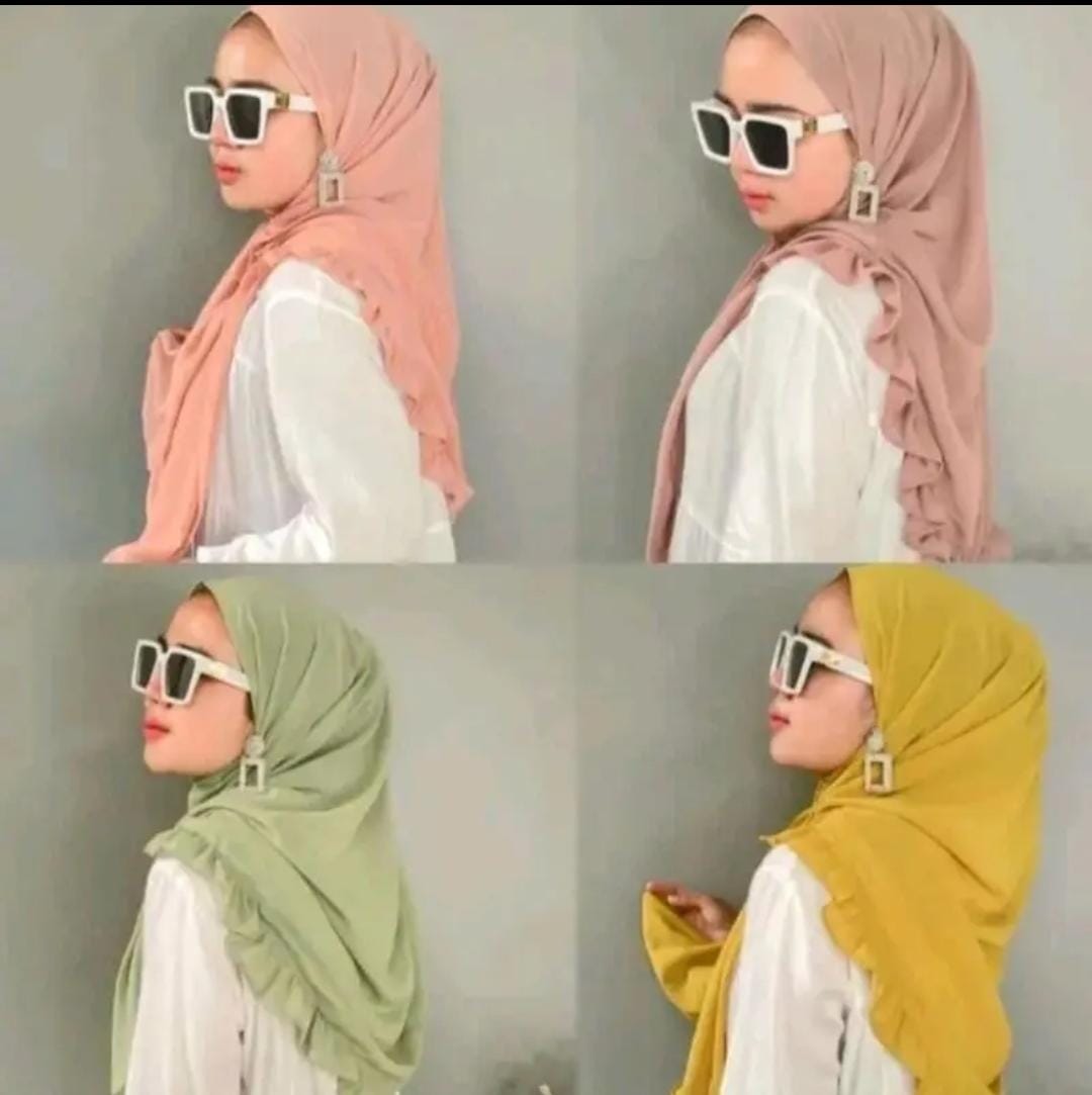 Tutorial Hijab Pashmina Sifon