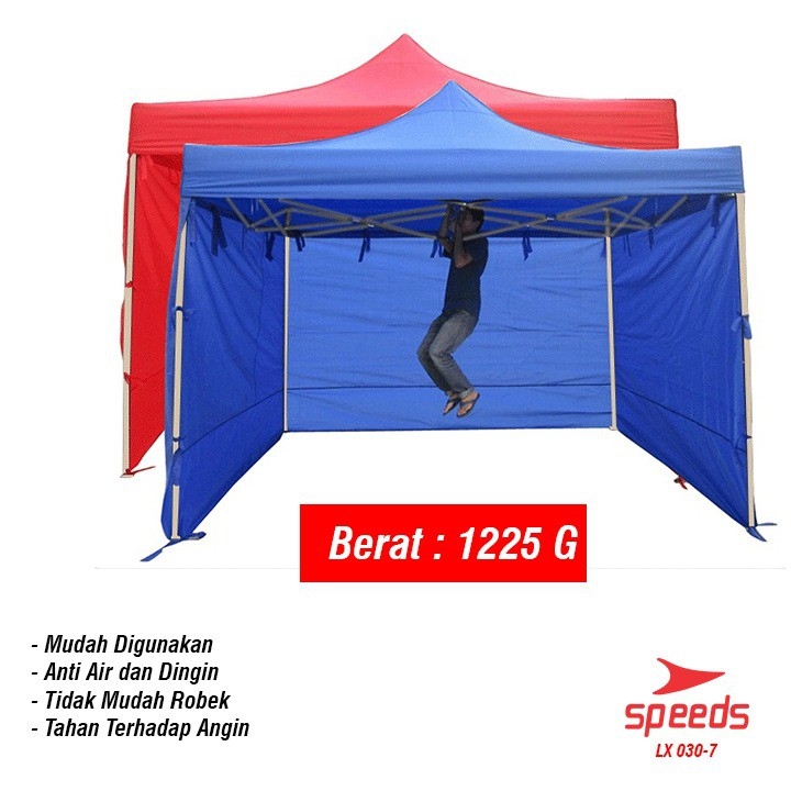 Dinding Samping Penutup Tenda Kombinasi Mika / Polos (Banyak ukuran ...