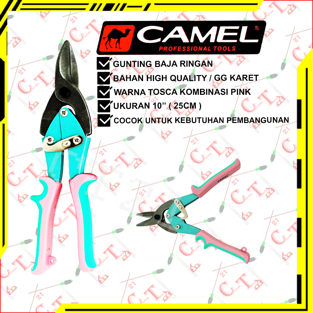 Central Tools 21 - Camel Gunting Baja Ringan - Gunting Seng - Gunting ...