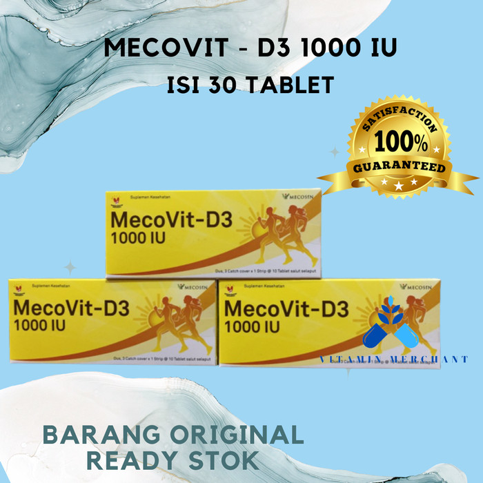 mecovit d3 1000iu box 30 tablet | Lazada Indonesia