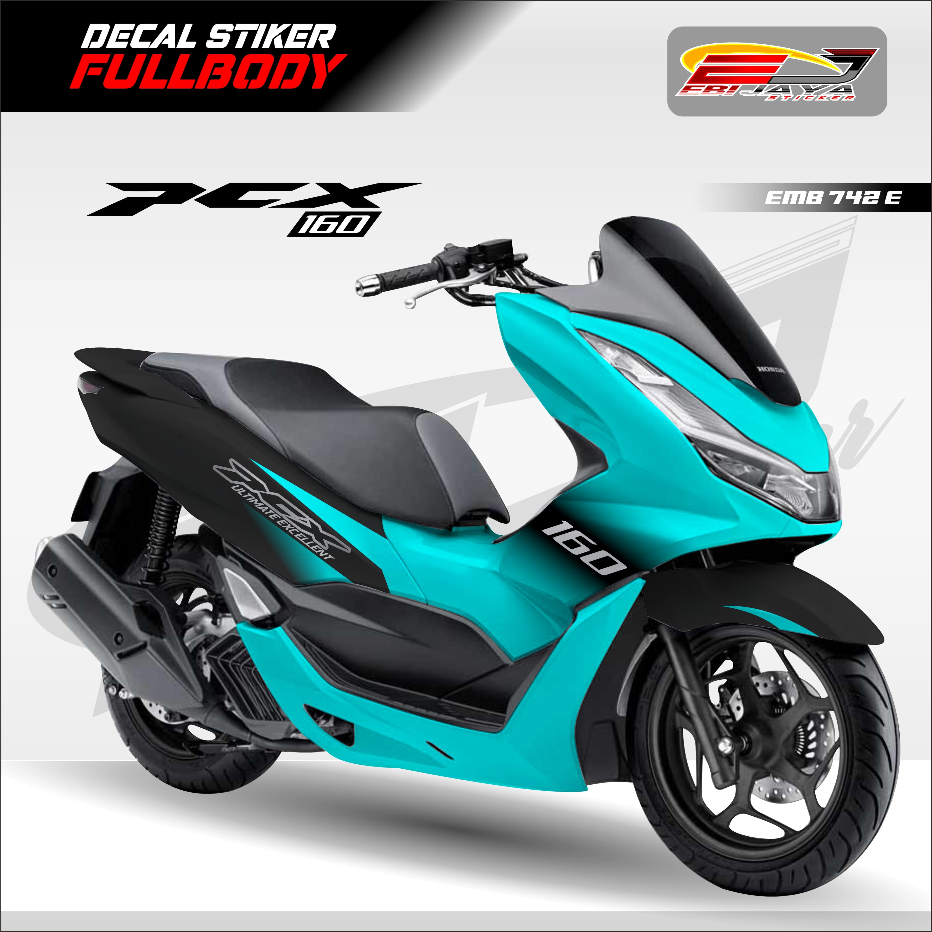 STKER VARIASI MOTOR PCX DECAL FULL BODY-STIKER LANGSUNG CETAK TERMURAH ...