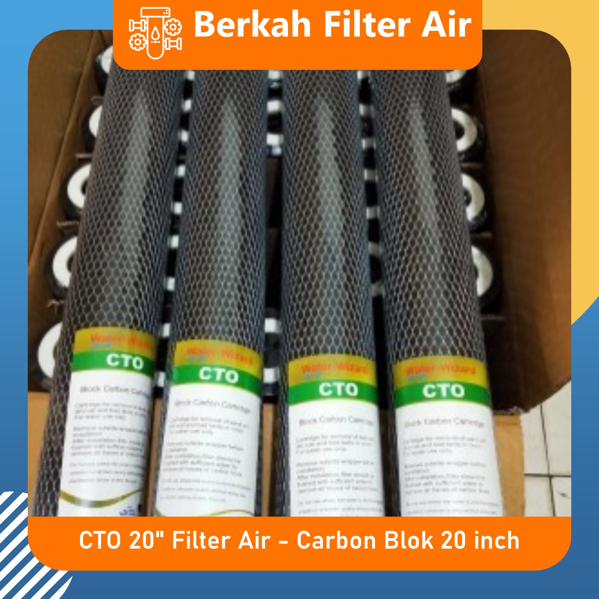 Cto Filter Air 20 Inchi Carbon Blok 20 inch | Lazada Indonesia