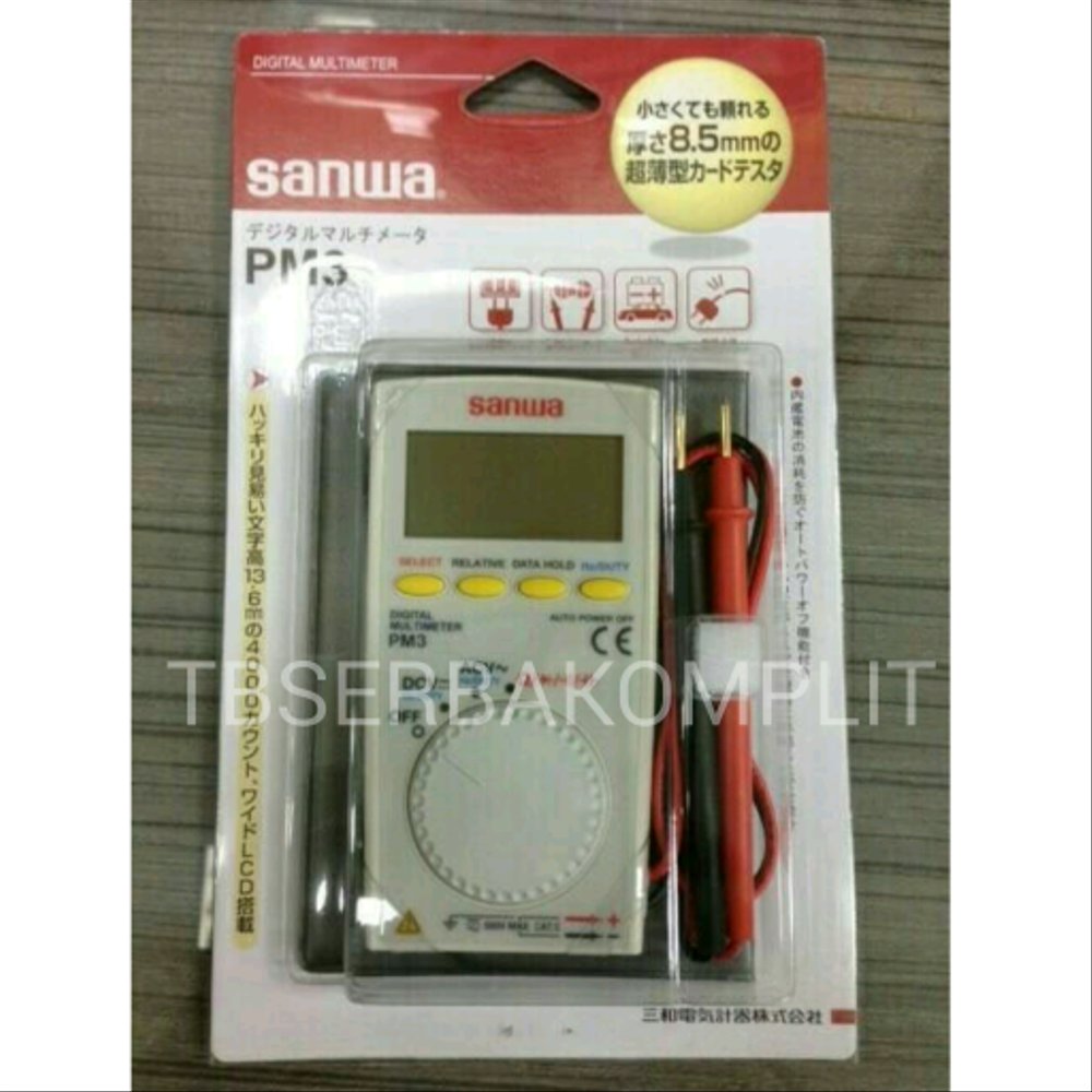 SANWA PM3 Digital Multimeter Multitester Original 100% Asli Sanwa PM-3 ...