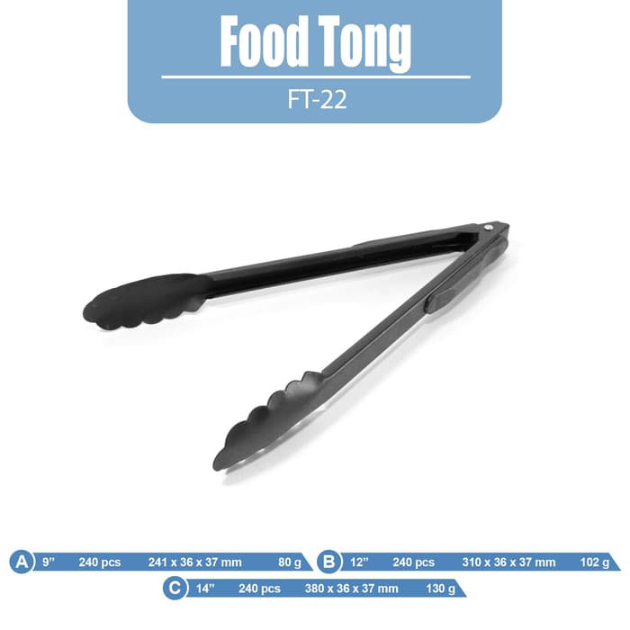 Penjepit kue penjepit roti penjepit makanan bagus Food tong-22b ...