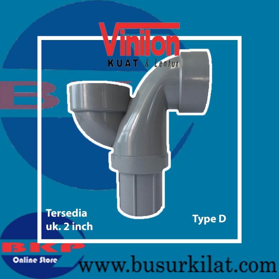 P Trap Pvc Vinilon 2 inch Type D | Lazada Indonesia