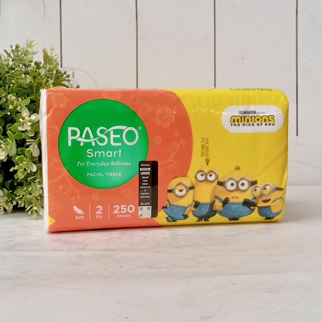 Paseo Smart Minions Facial Tissue 250sheet 2play | Lazada Indonesia