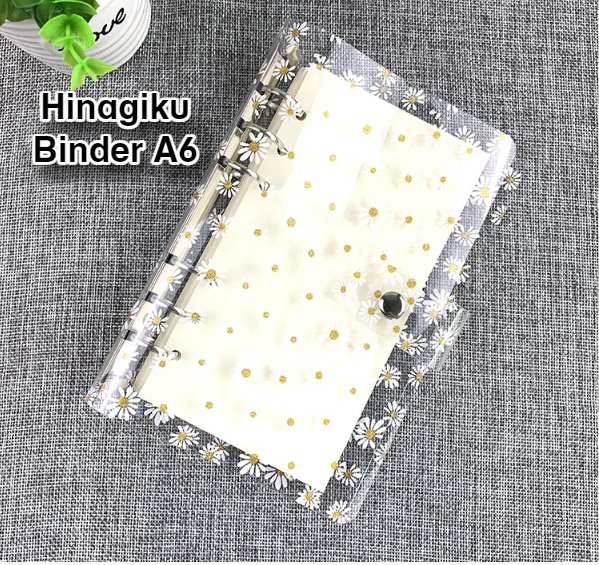 [A6 6 holes] Premium Binder flower Daisy A6 Aesthetic / Sinking Fund ...