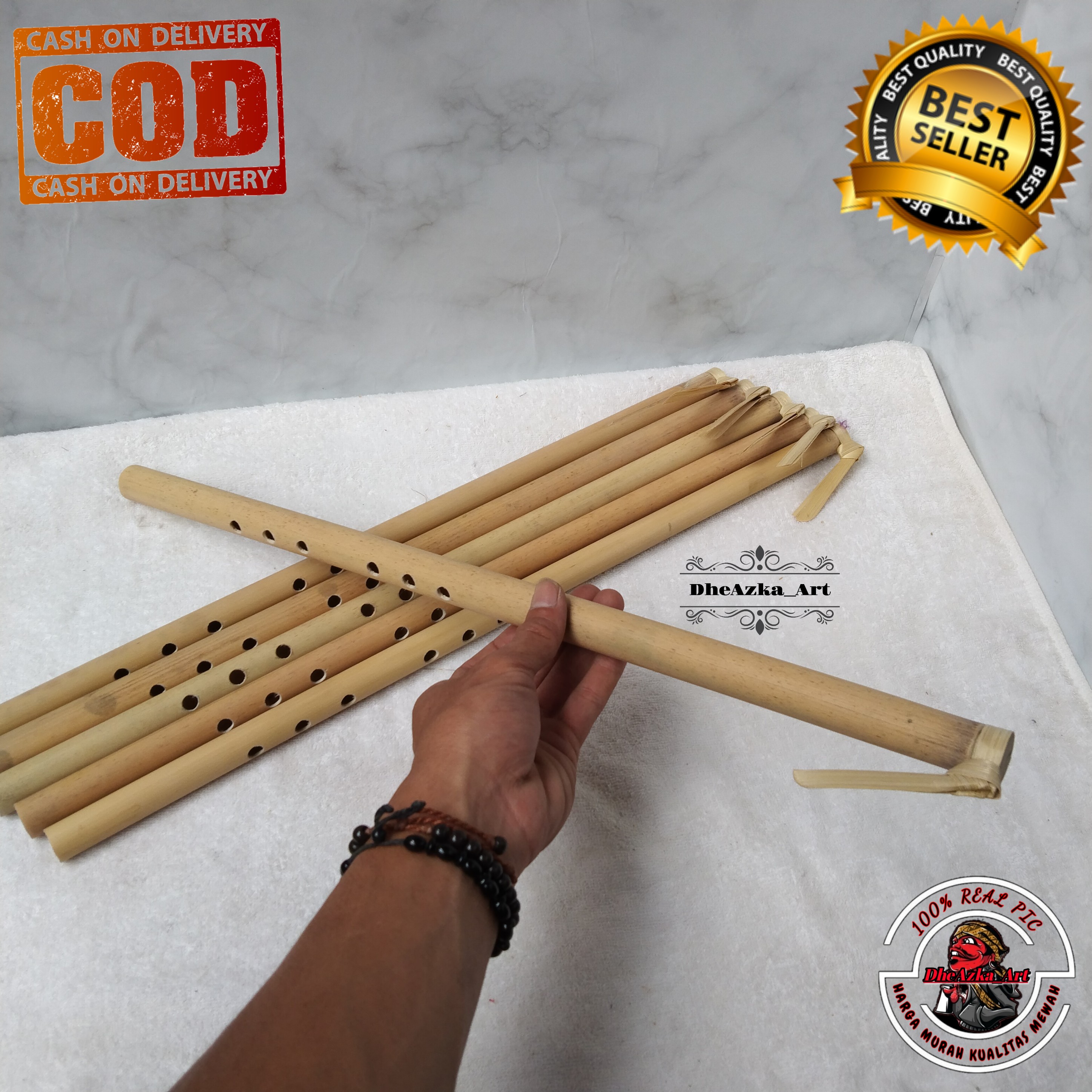 Suling Bambu Panjang 56cm 6 Lubang | Lazada Indonesia