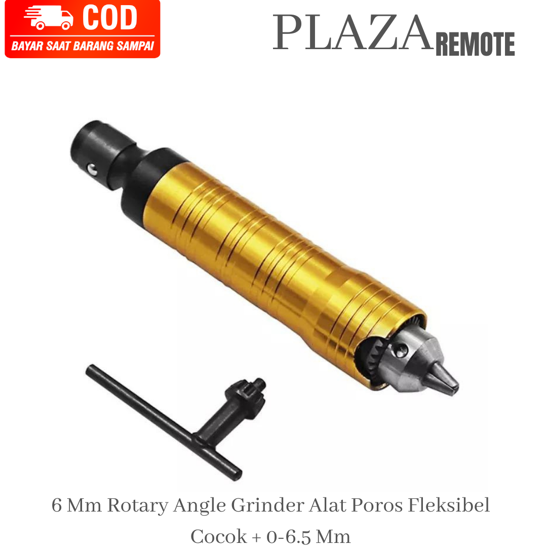 KEPALA BOR ELECTRIK 6 Mm Rotary Angle Grinder Alat Poros Fleksibel ...