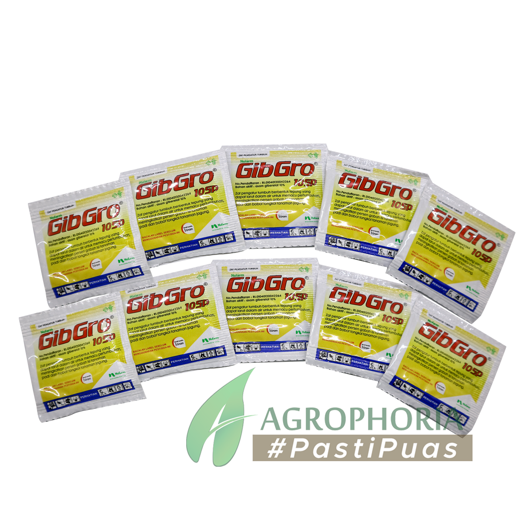GibGro 10 SP Zat Pengatur Tumbuh Padi Dan Jagung - NUFARM | Lazada ...