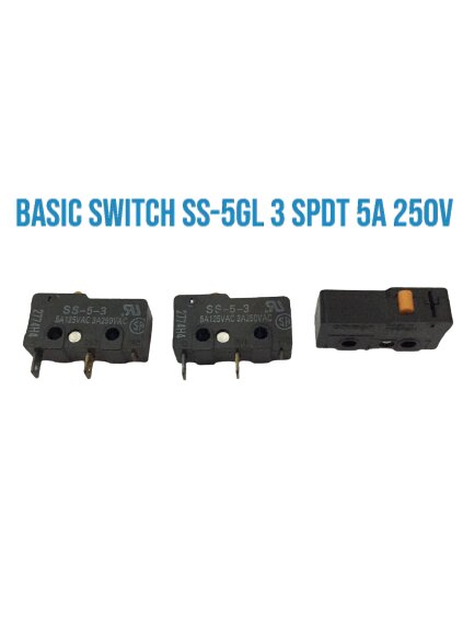 Limit switch Omron Subminiature Basic Switch SS-5GL 3 SPDT 5A 250V ...