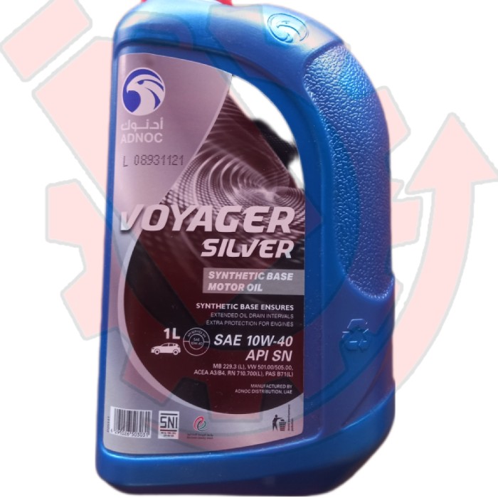 OLI ADNOC VOYAGER SILVER 10W 40 1 LITER | Lazada Indonesia
