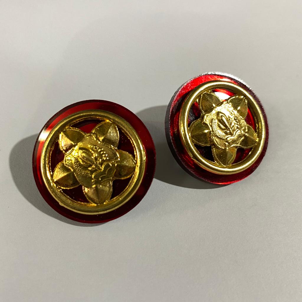 Monogram Satpam Mika/Akrilik Kuning Emas - Monogram Satpam / Security ...