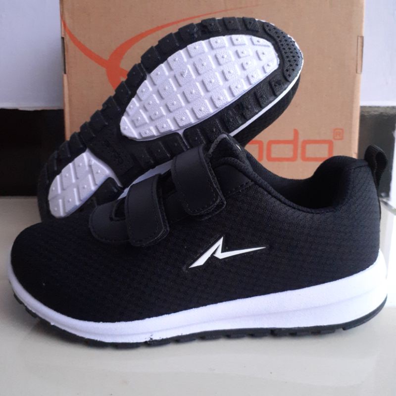 SEPATU SNEAKERS ANAK SEPATU SEKOLAH SEPATU PEREKAT ANDO SAGA ANAK ...