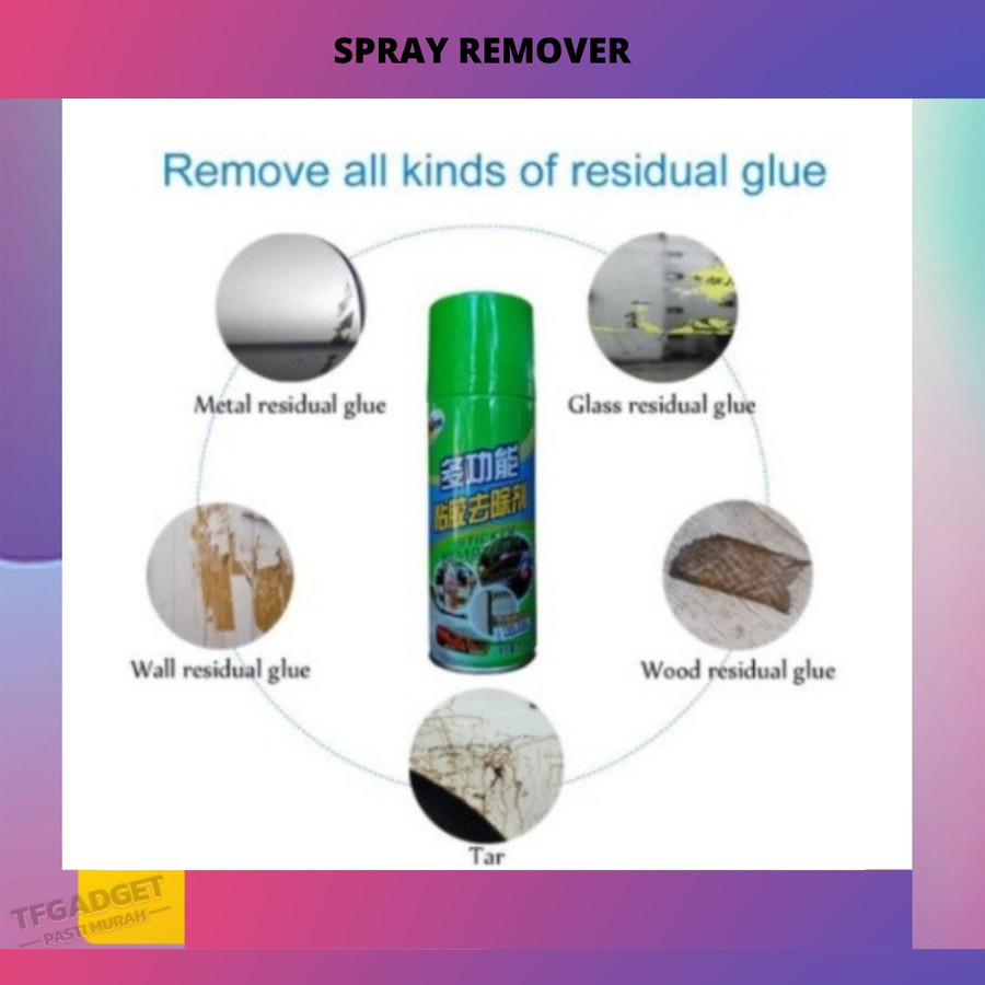 Spray penghapus bekas cat noda lem penghilang sticker remover | Lazada ...