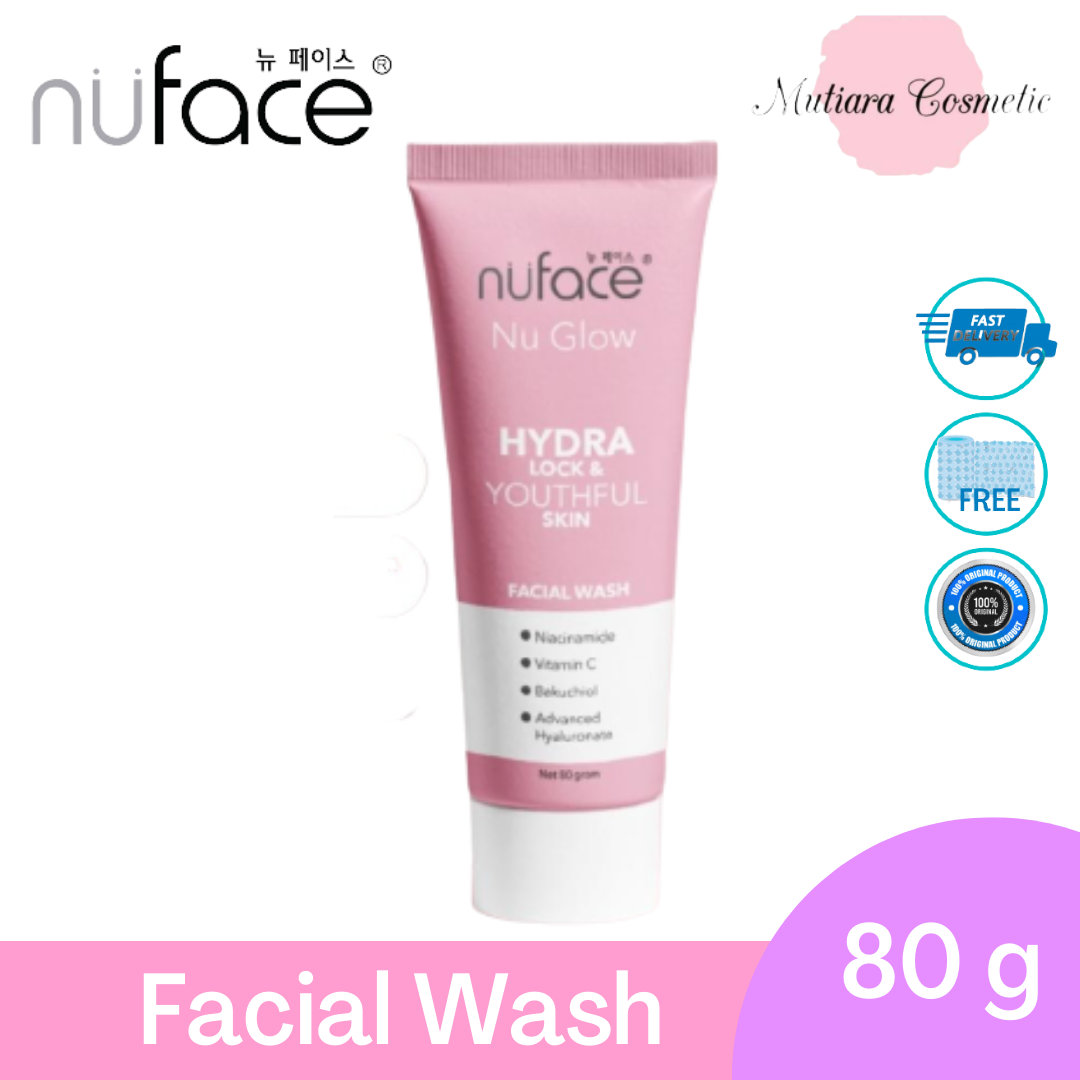 Nuface Nu Glow Hydra Lock & Youthful Facial Wash Gel 80 | Lazada Indonesia