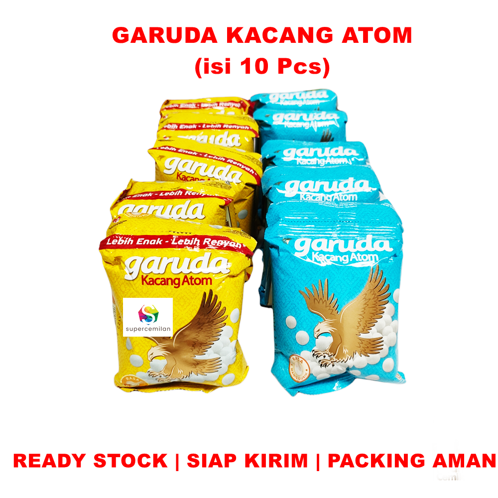 Garuda Kacang Atom / Sukro Original / Manis Gurih Renceng (isi 10 pcs ...