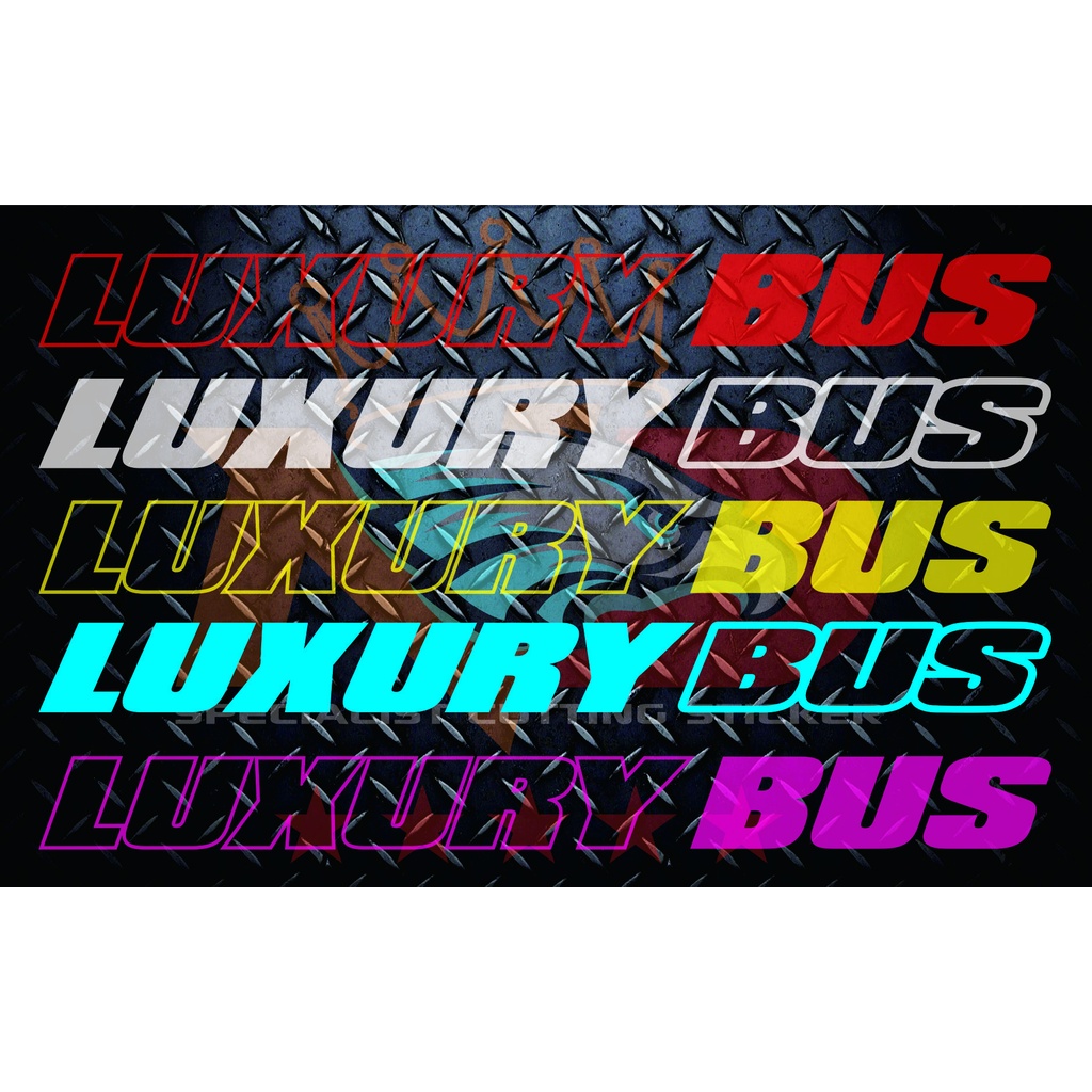 Cutting stiker Luxury Bus | Lazada Indonesia