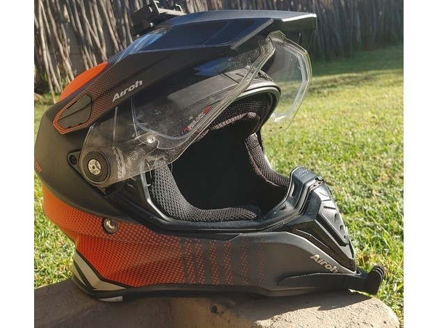 Adaptor / Braket / Mount Chin Gopro Helm Action Cam Airoh Commander ...