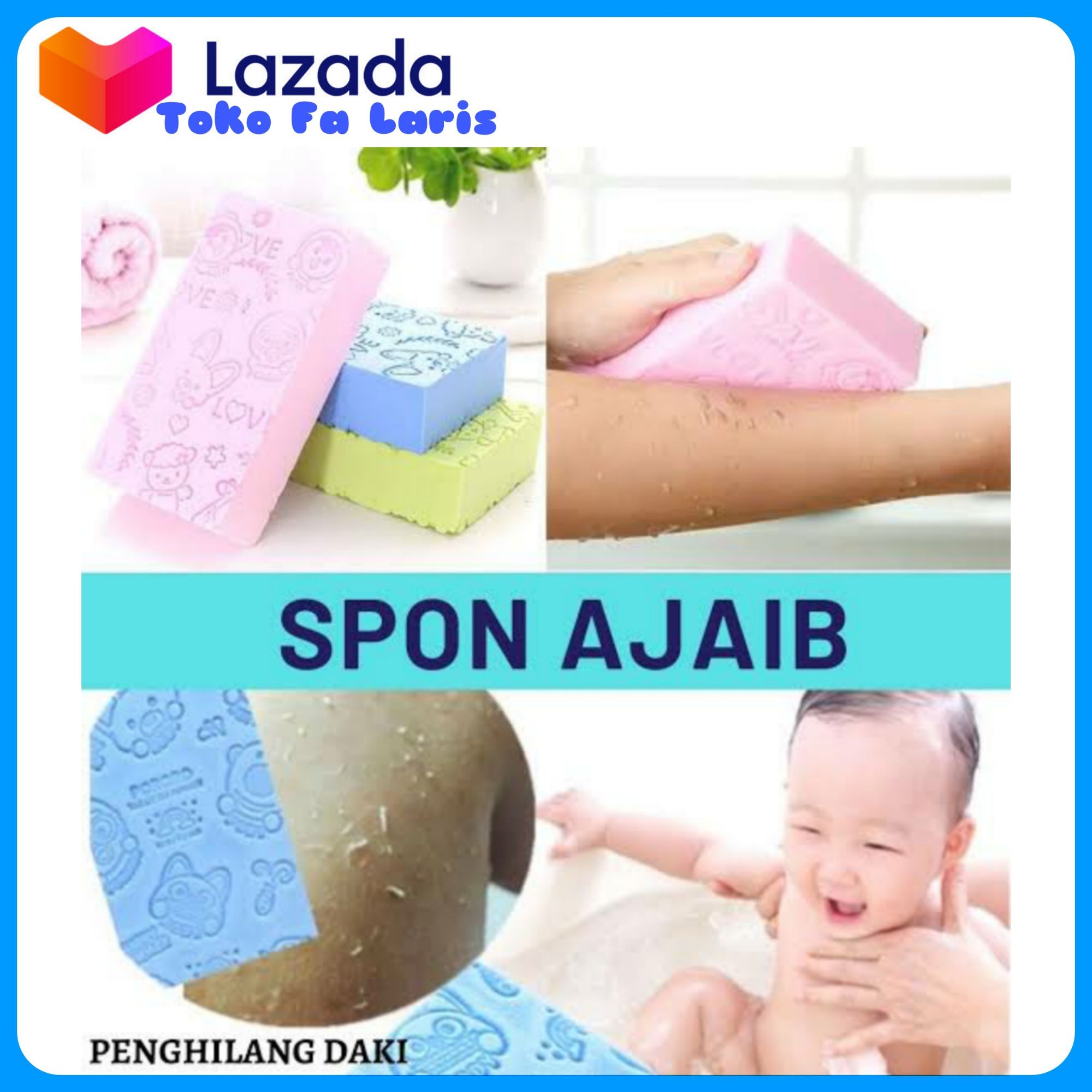 Spons Busa Mandi Perontok Daki - Busa Mandi - Alat Mandi - Pengangkat ...