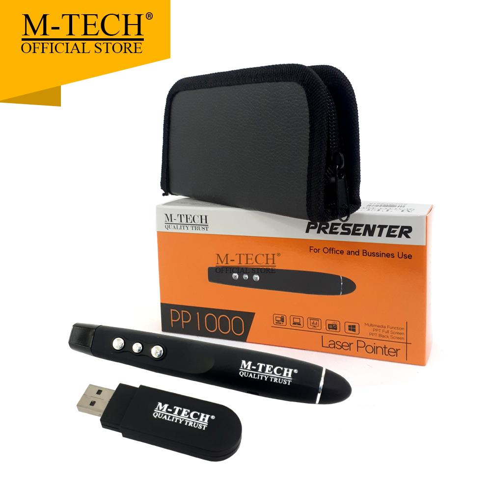 M-TECH ORIGINAL Laser Pointer PP1000 Alat Wireless Presentasi Presenter ...